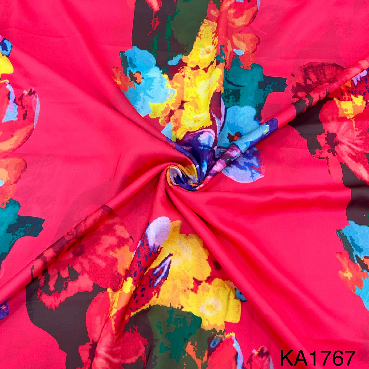 Printed Modal Satin Fabric-KA1767 – Fabricroot