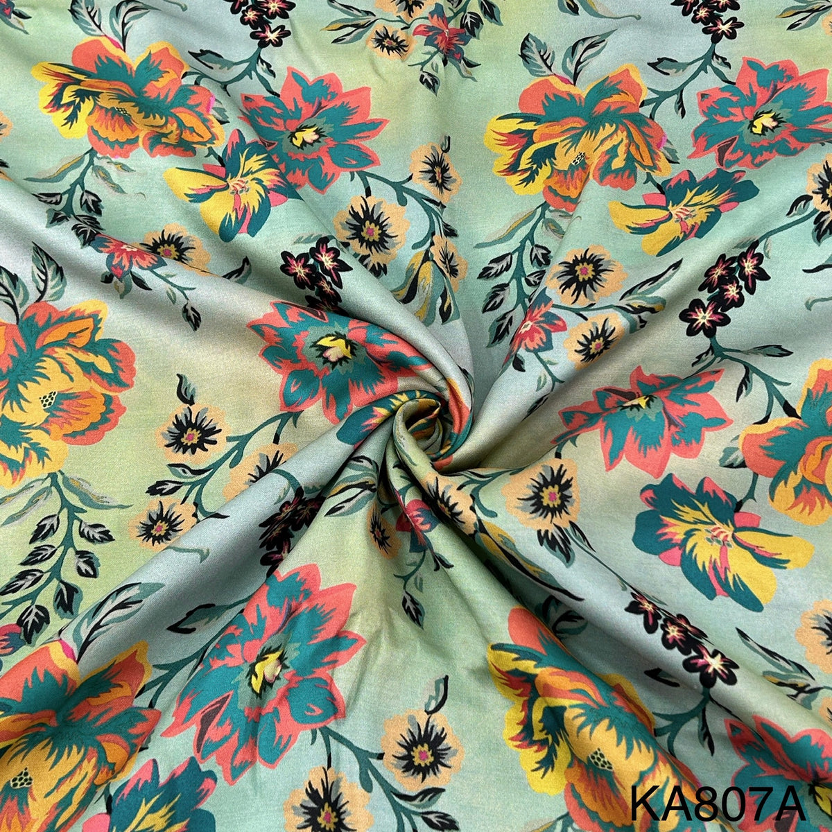 Printed Modal Satin Fabric-KA807 – Fabricroot