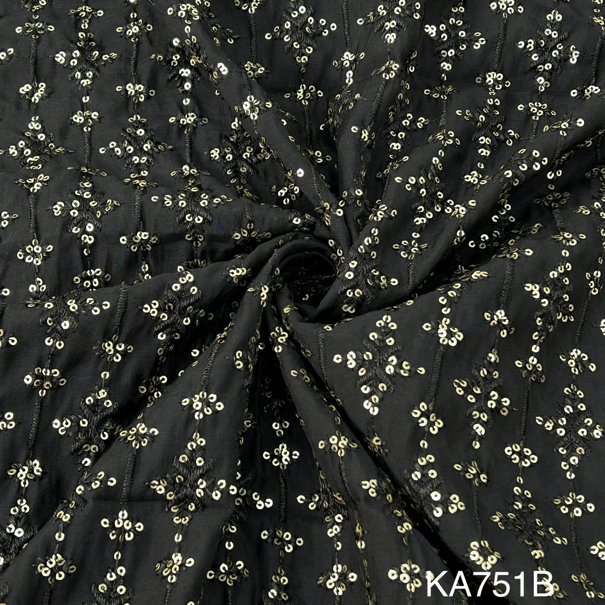 Thread Sequins Modal Silk Fabric KA751 – Fabricroot