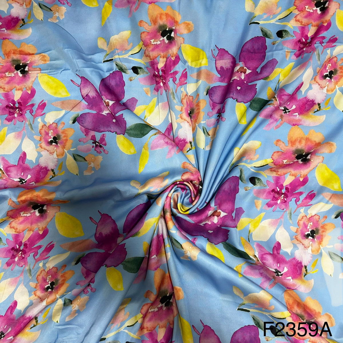 Printed Satin Fabric-F2359 – Fabricroot